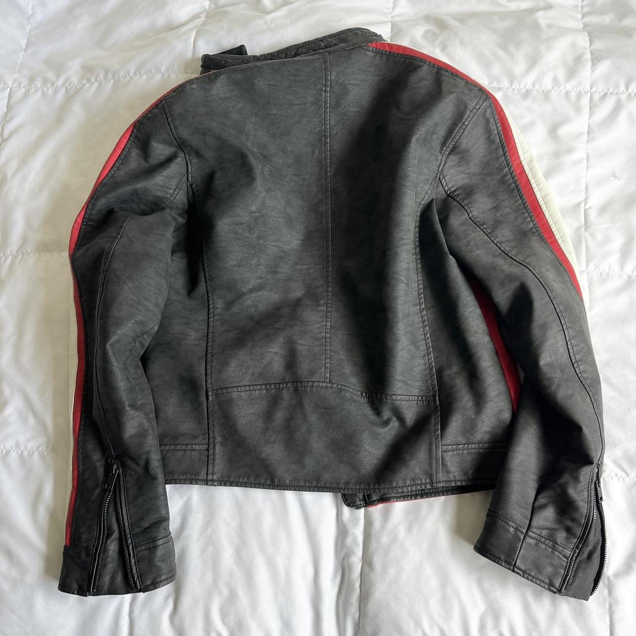 Express Men's Red and Black Jacket | Depop