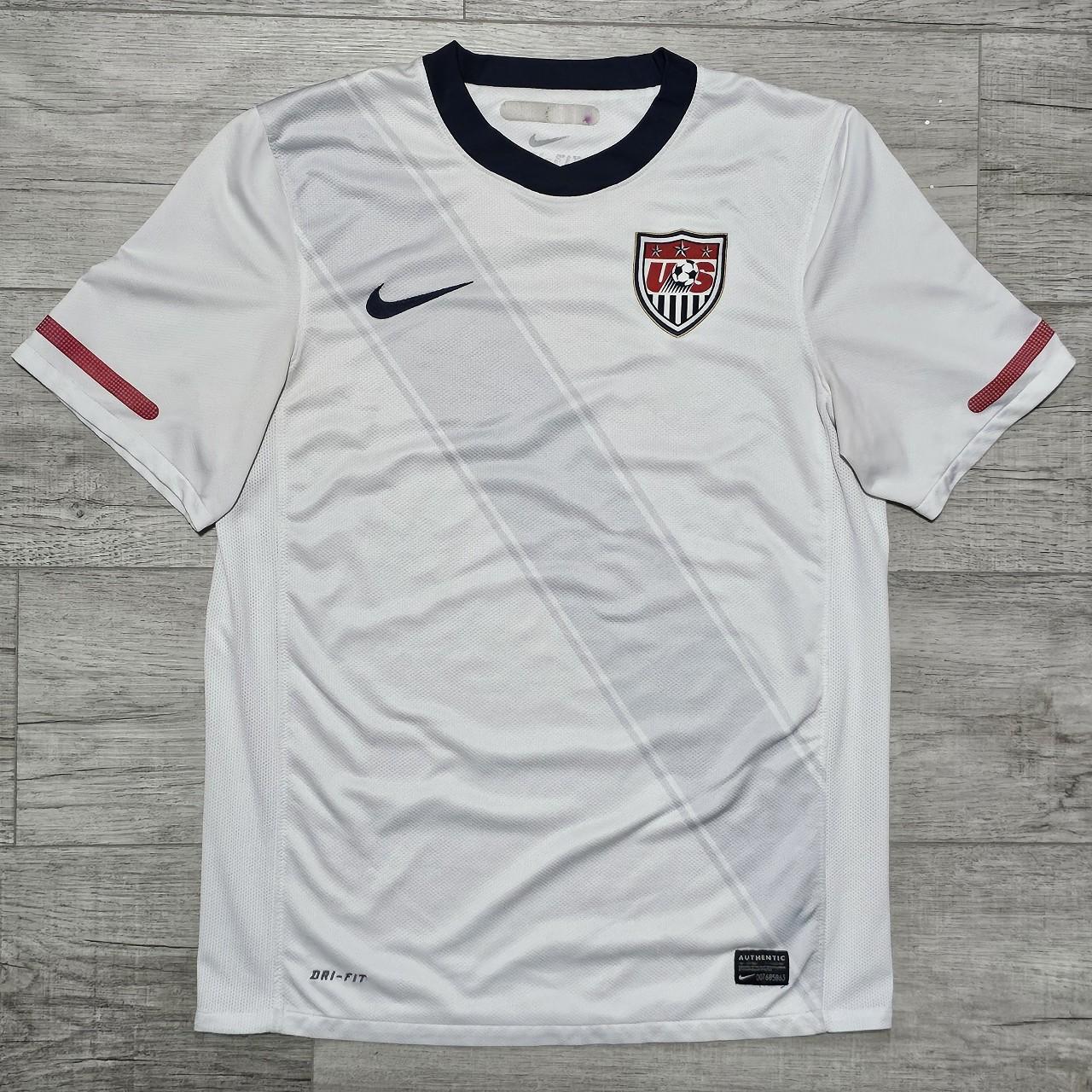 2010-2012 NIKE Authentic USA USMNT Match White Home... - Depop