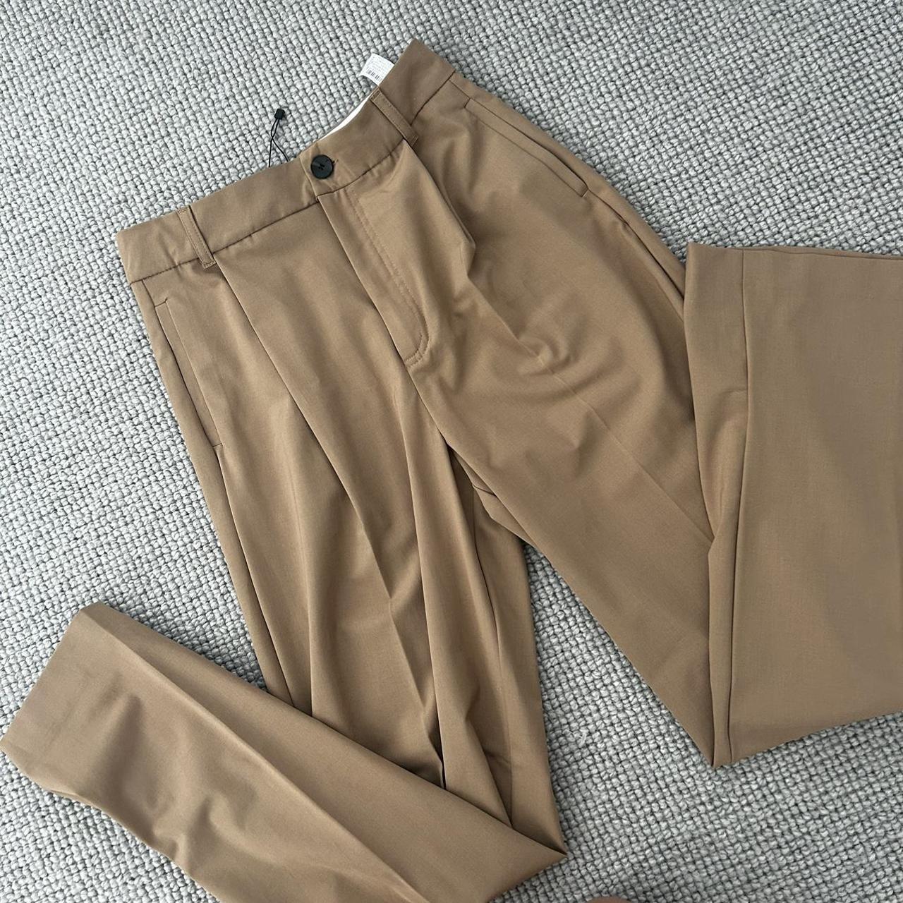 Zara trouser pants in toffee 🤎 remind me of the... - Depop