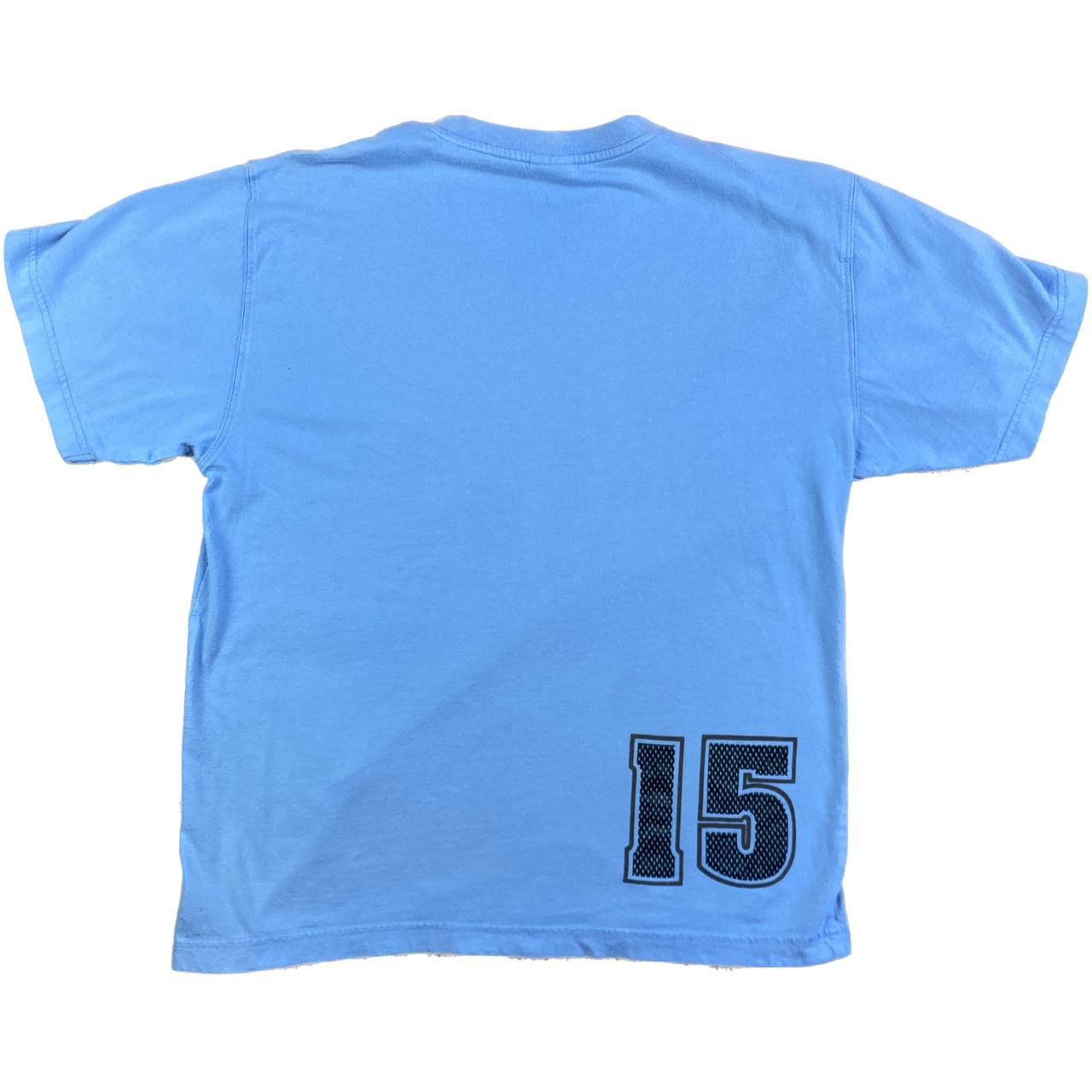 Jordan Men's Blue and Black T-shirt | Depop