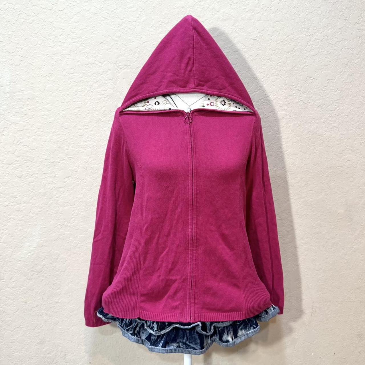 Christopher & Banks Magenta Pink Y2K Pattered Lined... | Depop