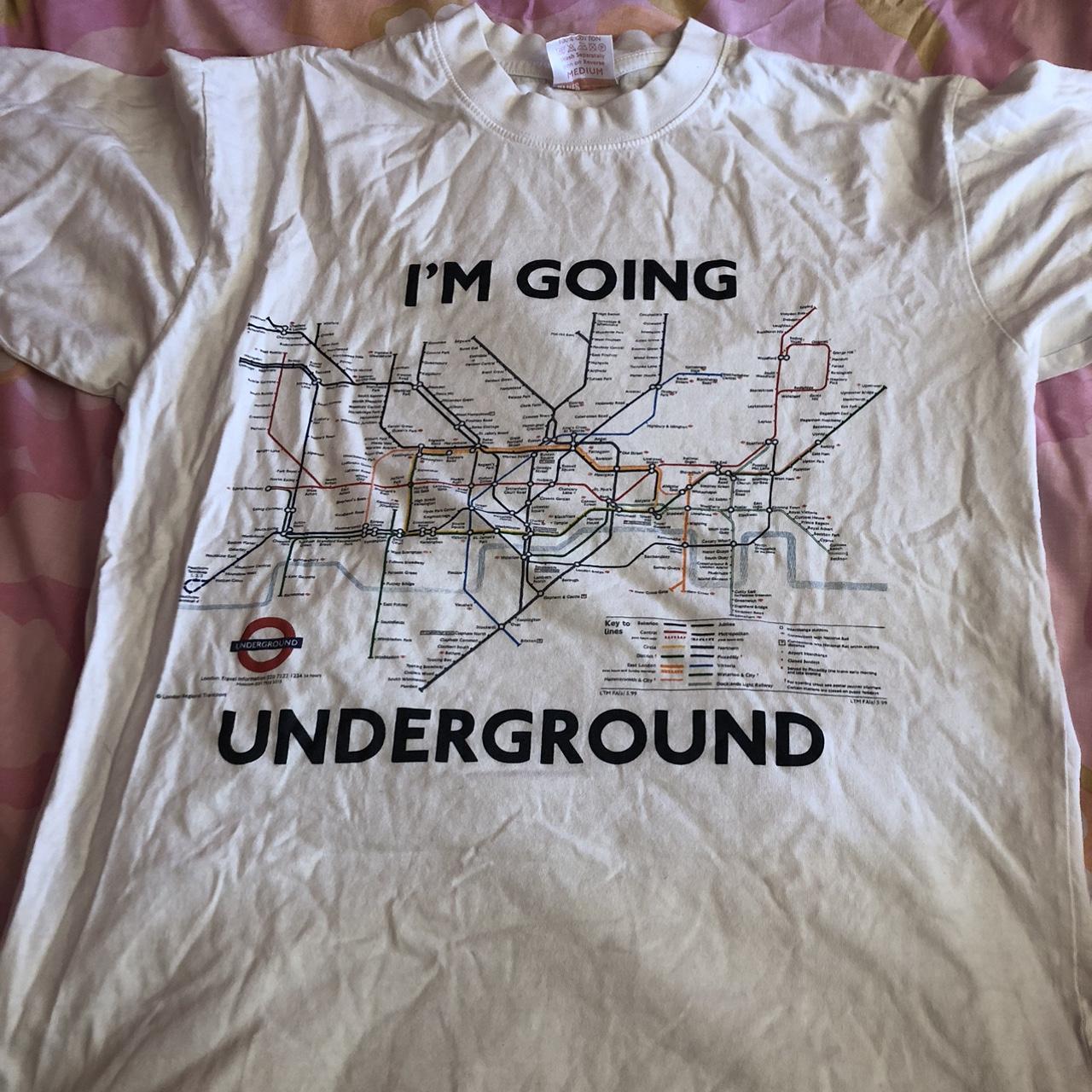 Vintage “I’m Going Underground” London England... - Depop