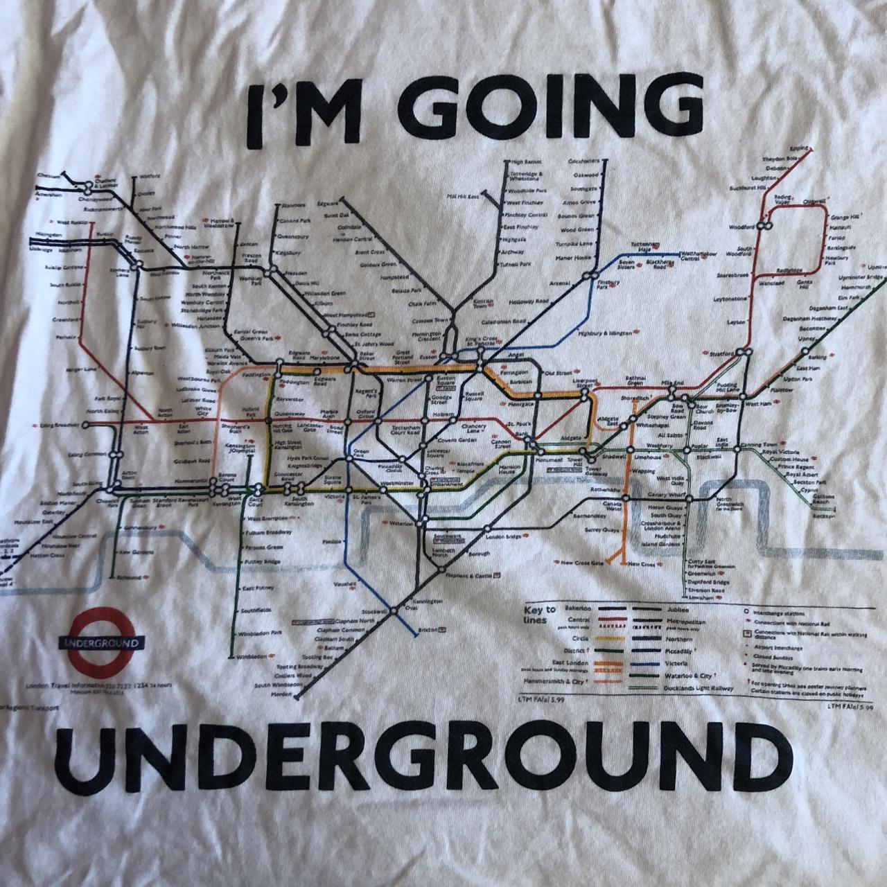 Vintage “I’m Going Underground” London England... - Depop