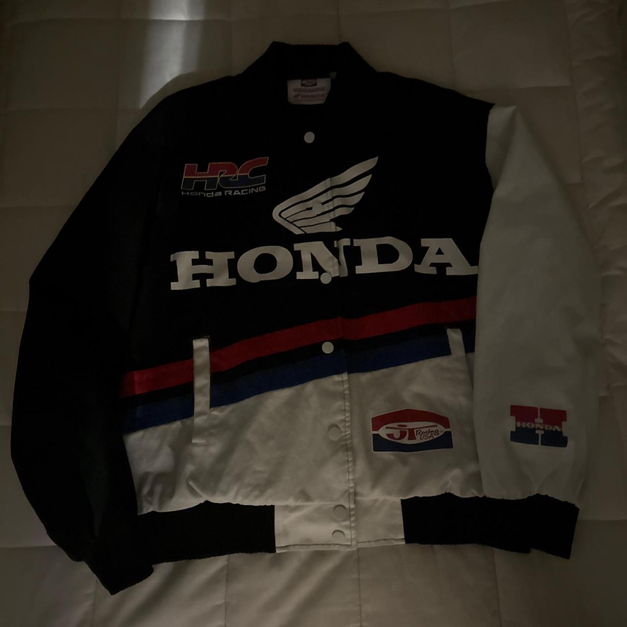 Honda Racing Jacket 💎 Xl But Fits Like a M 💎 Dm For... - Depop