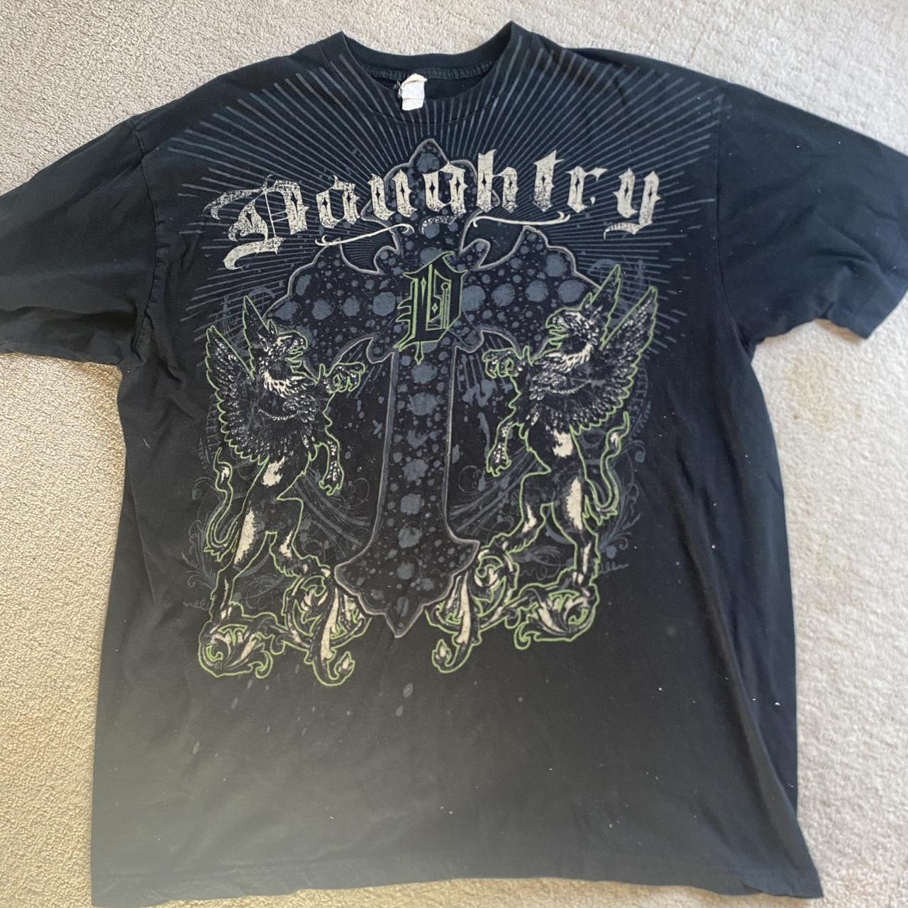 Vintage Daughtry Rock T-Shirt Men's Size Large 2008... | Depop