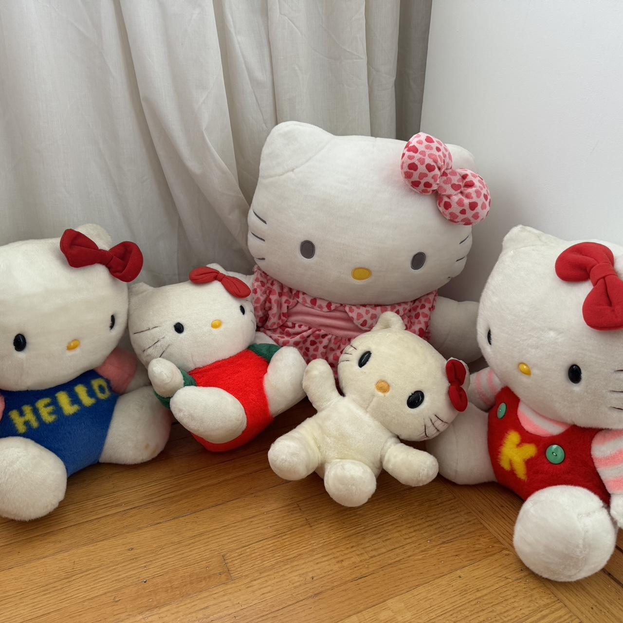 Super rare 90s Hello Kitty made in Japan plush... | Depop