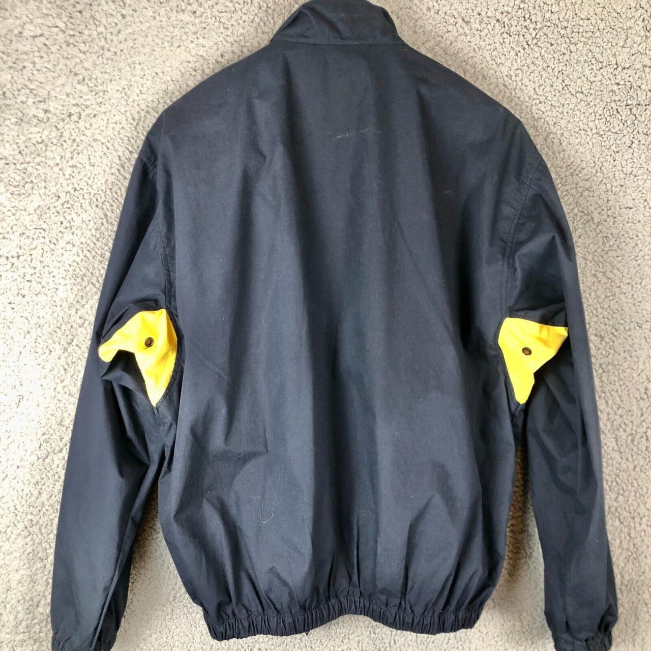 Chaps Men's Navy and Green Jacket | Depop