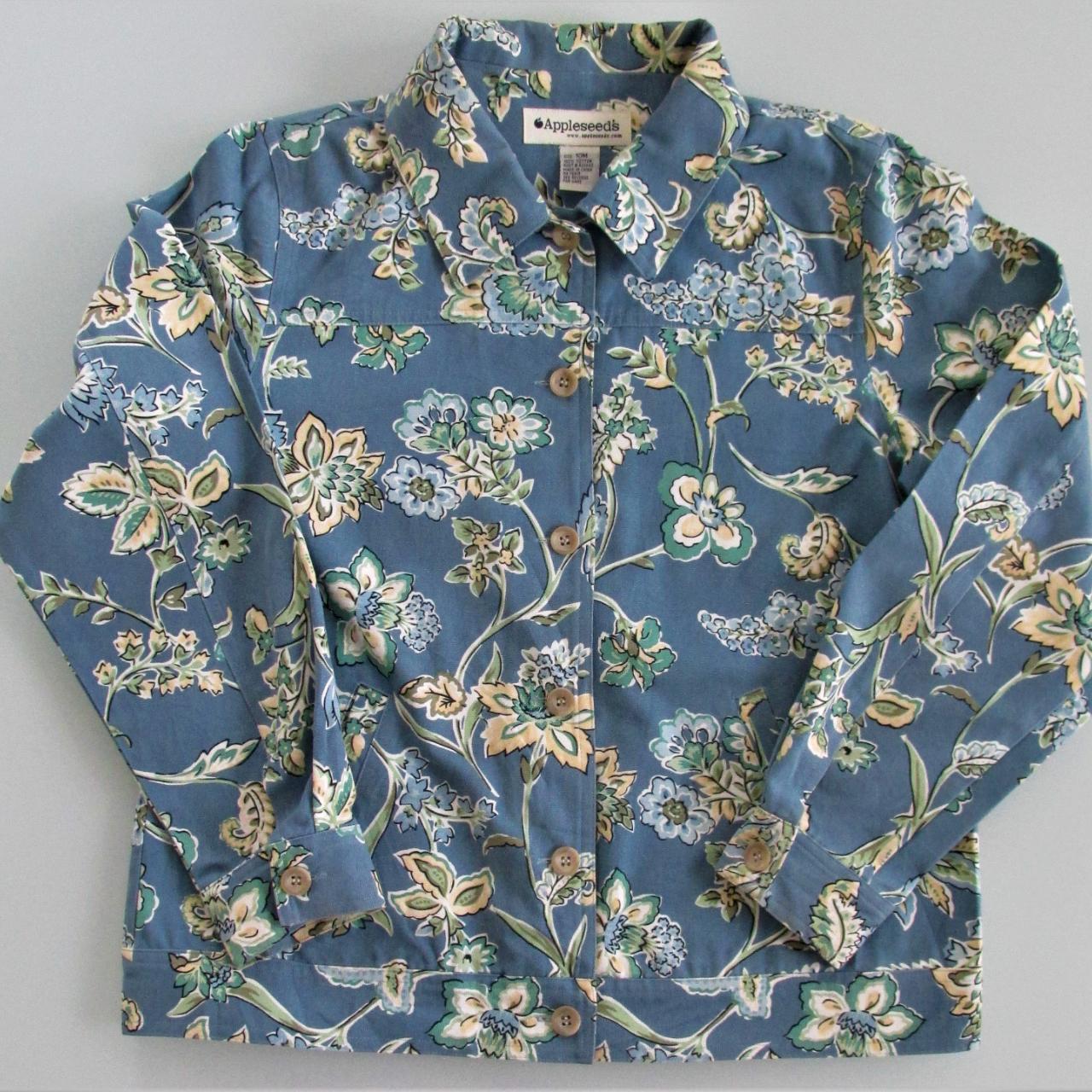 Appleseed's Women's Blue Jacket | Depop