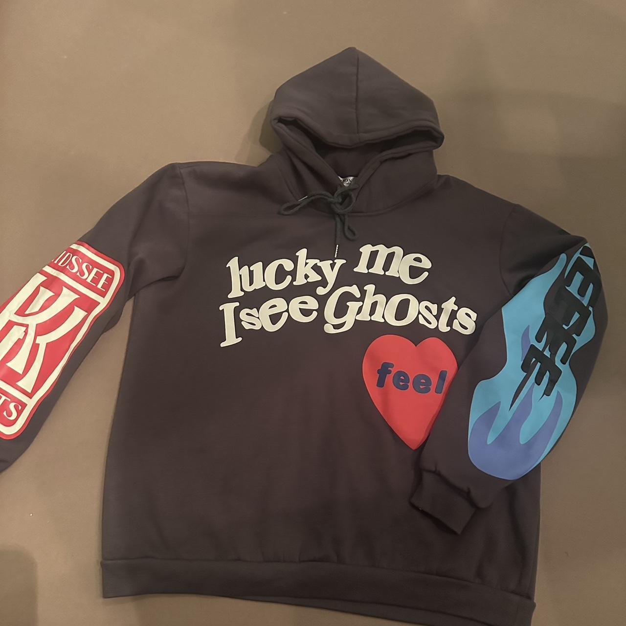 Lucky me I see Ghost hoodie New Size Large - Depop