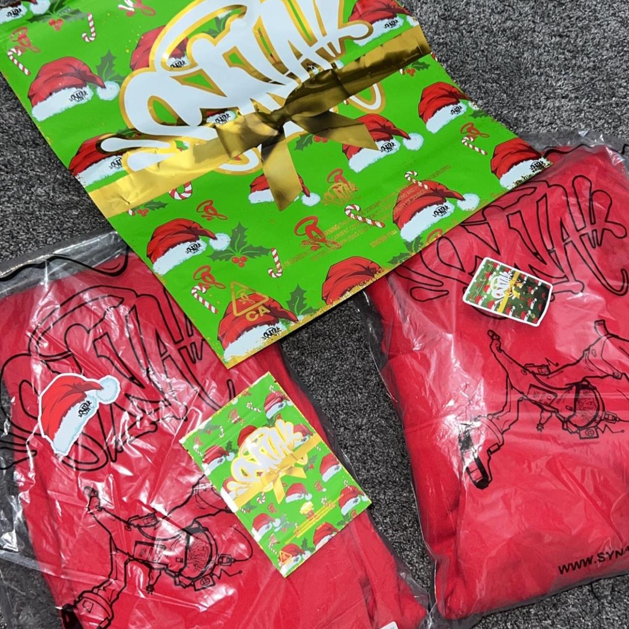 Syna World 🌍 Red Syna World Tracksuit Condition:... - Depop