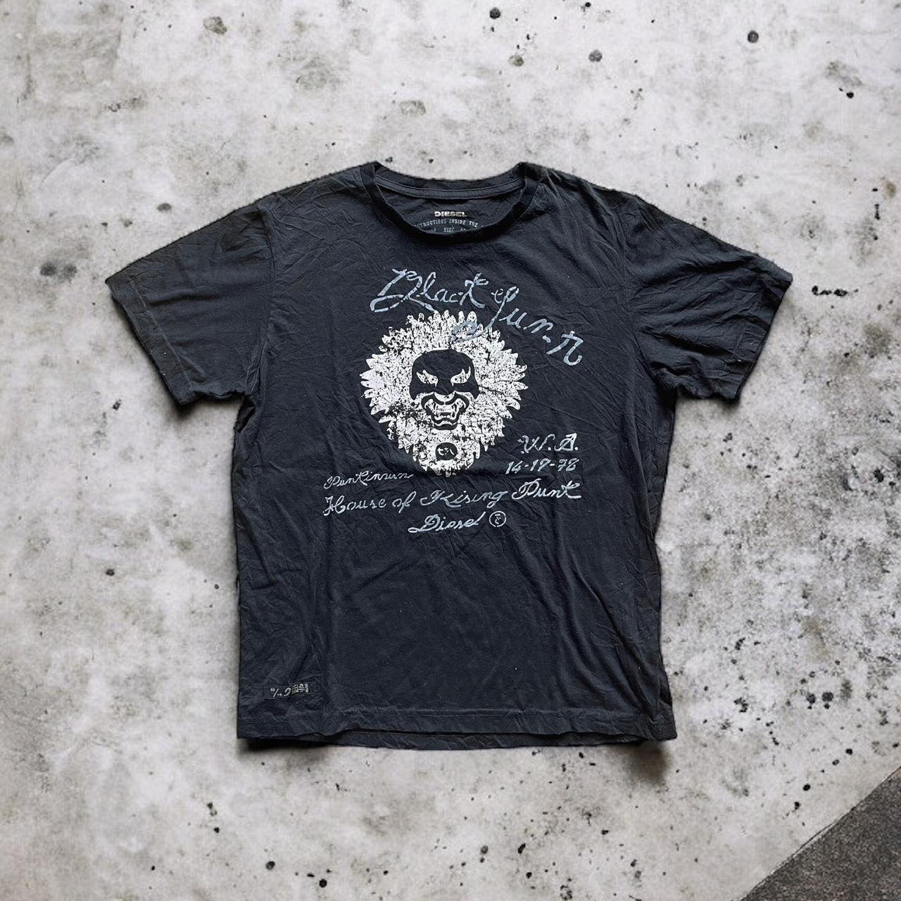 Vintage Diesel Rising Sun Tee Size M - Depop