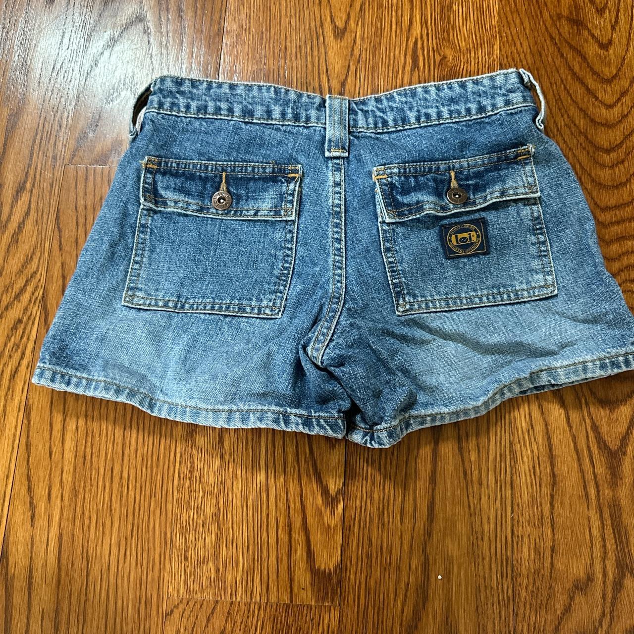 lei denim low rise shorts - Depop