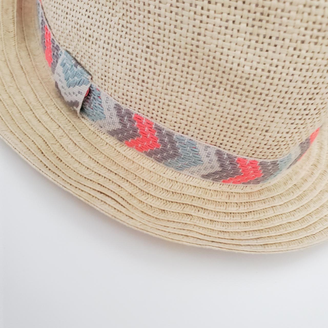 Super Cute Fedora Hat with Colorful... - Depop