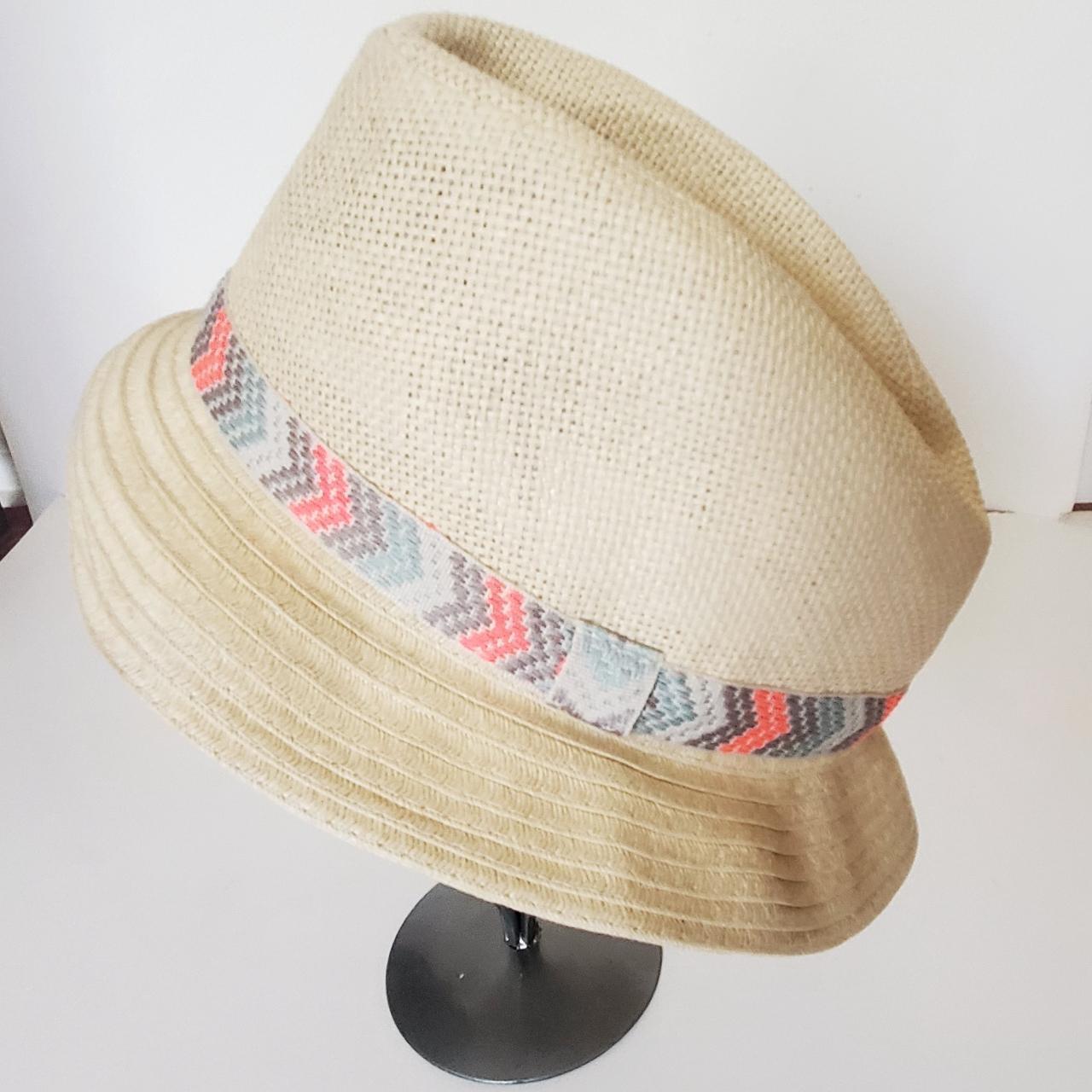 Super Cute Fedora Hat with Colorful... - Depop