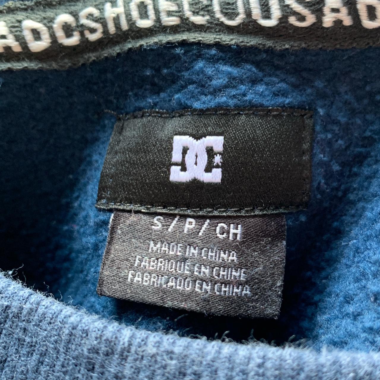 DC shoes sweatshirt - Navy Size small Model is 6ft... - Depop