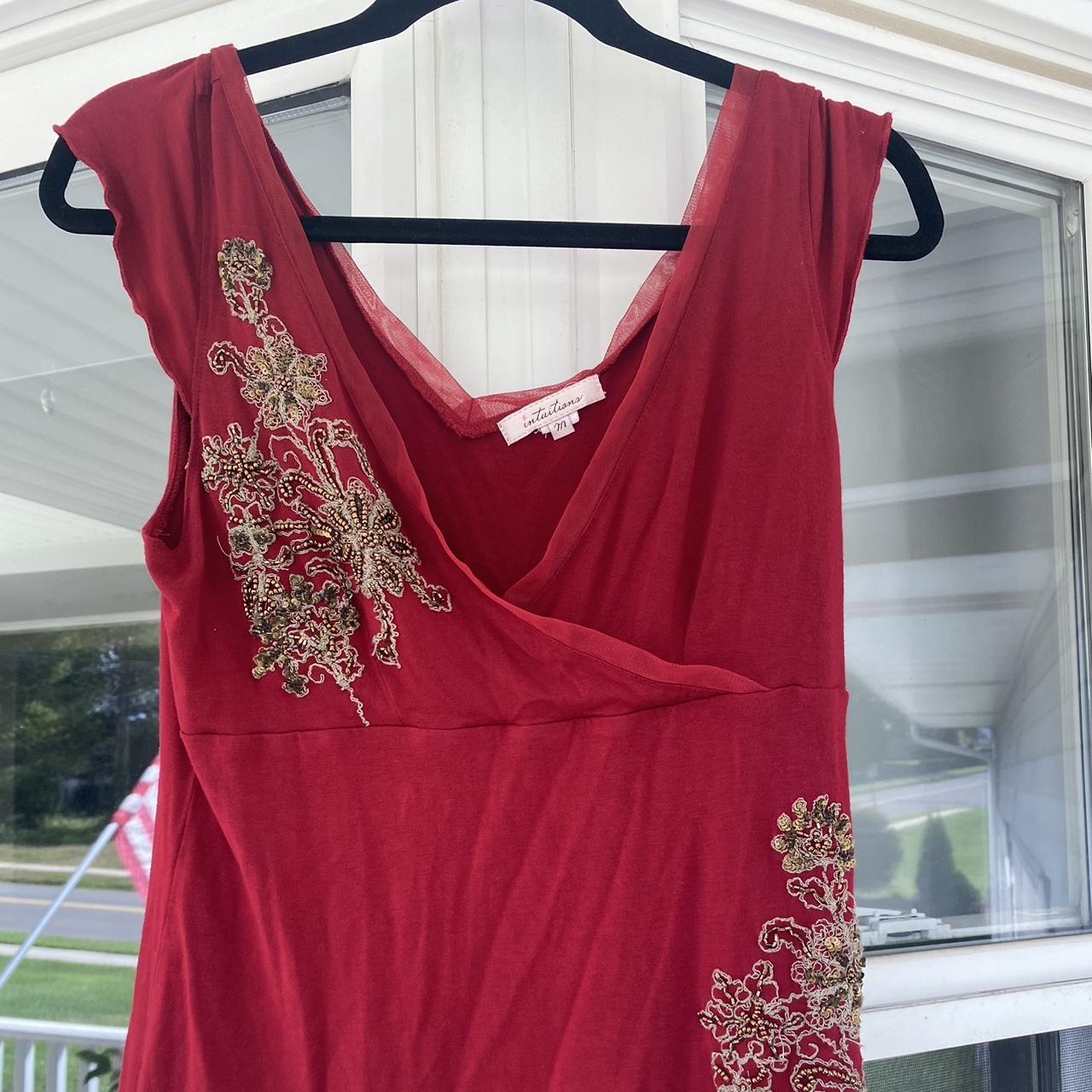 Gorgeous Y2k Medium Red Top #y2k #whimsigoth - Depop