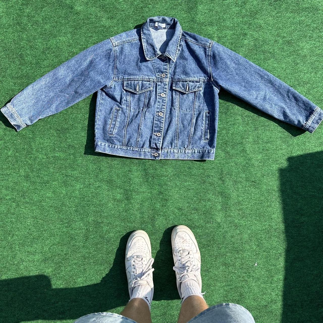 Vintage Denim Blue Jean Jacket Fits Womens Depop