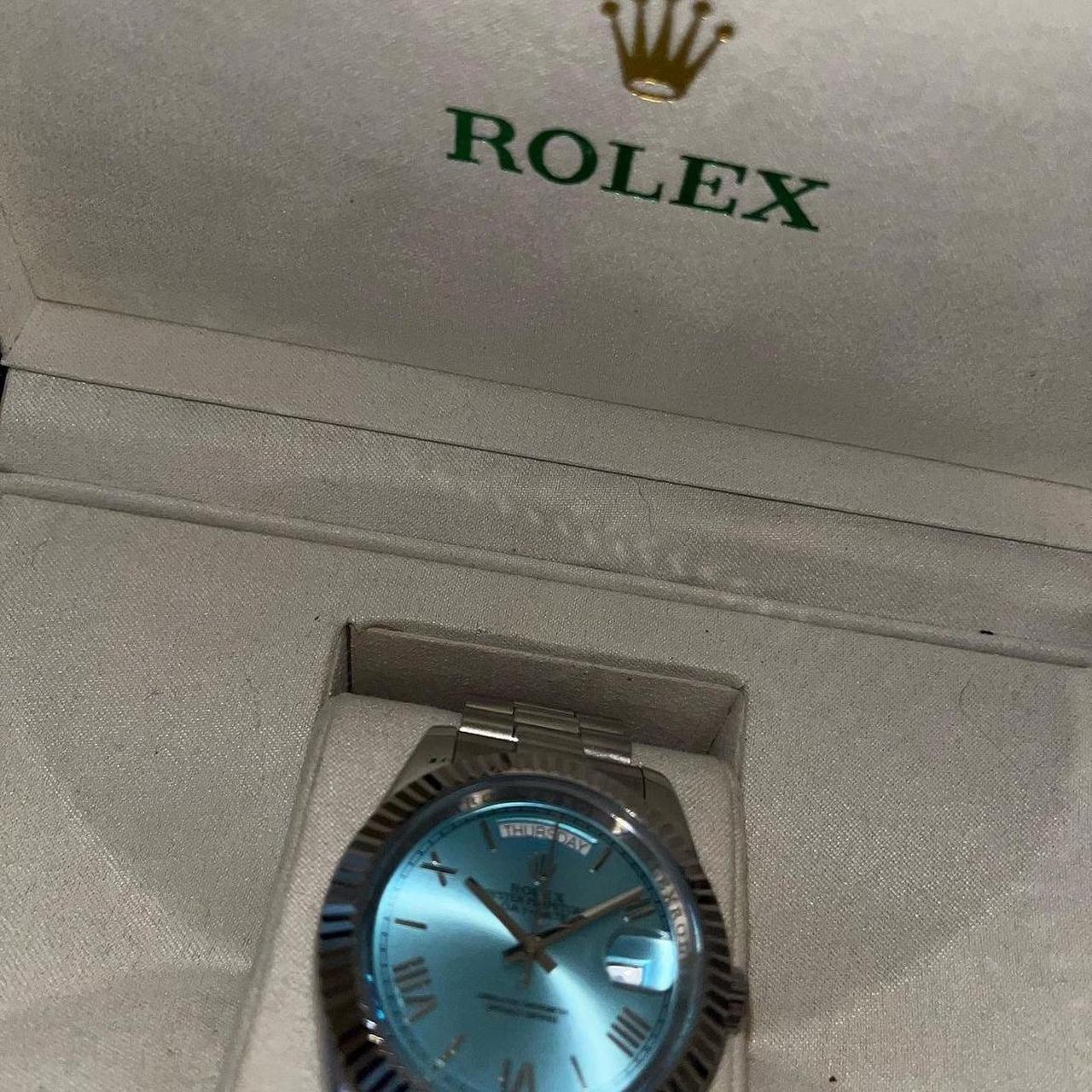 Rolex oyster with box and papers IN HAND - Depop