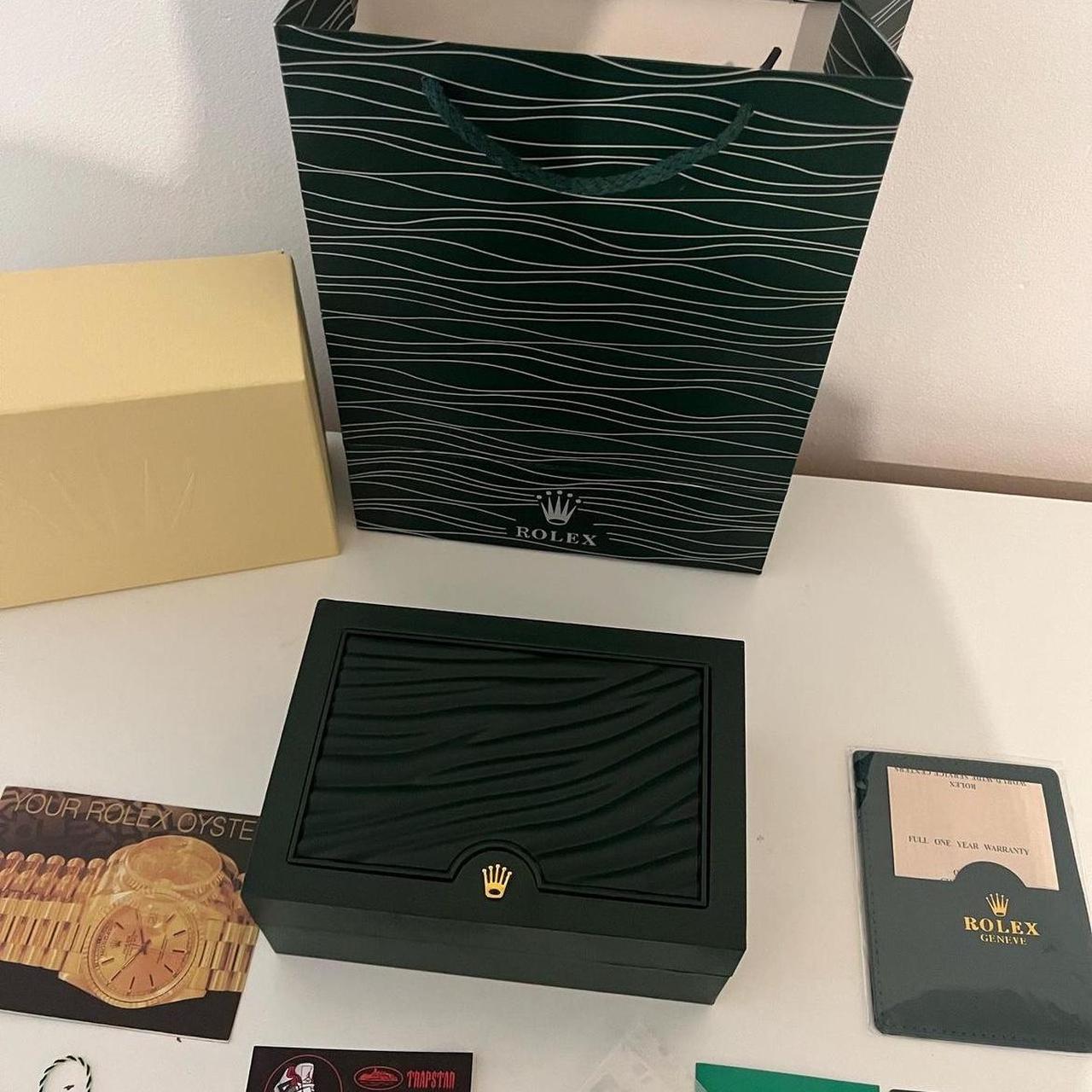 Rolex oyster with box and papers IN HAND - Depop