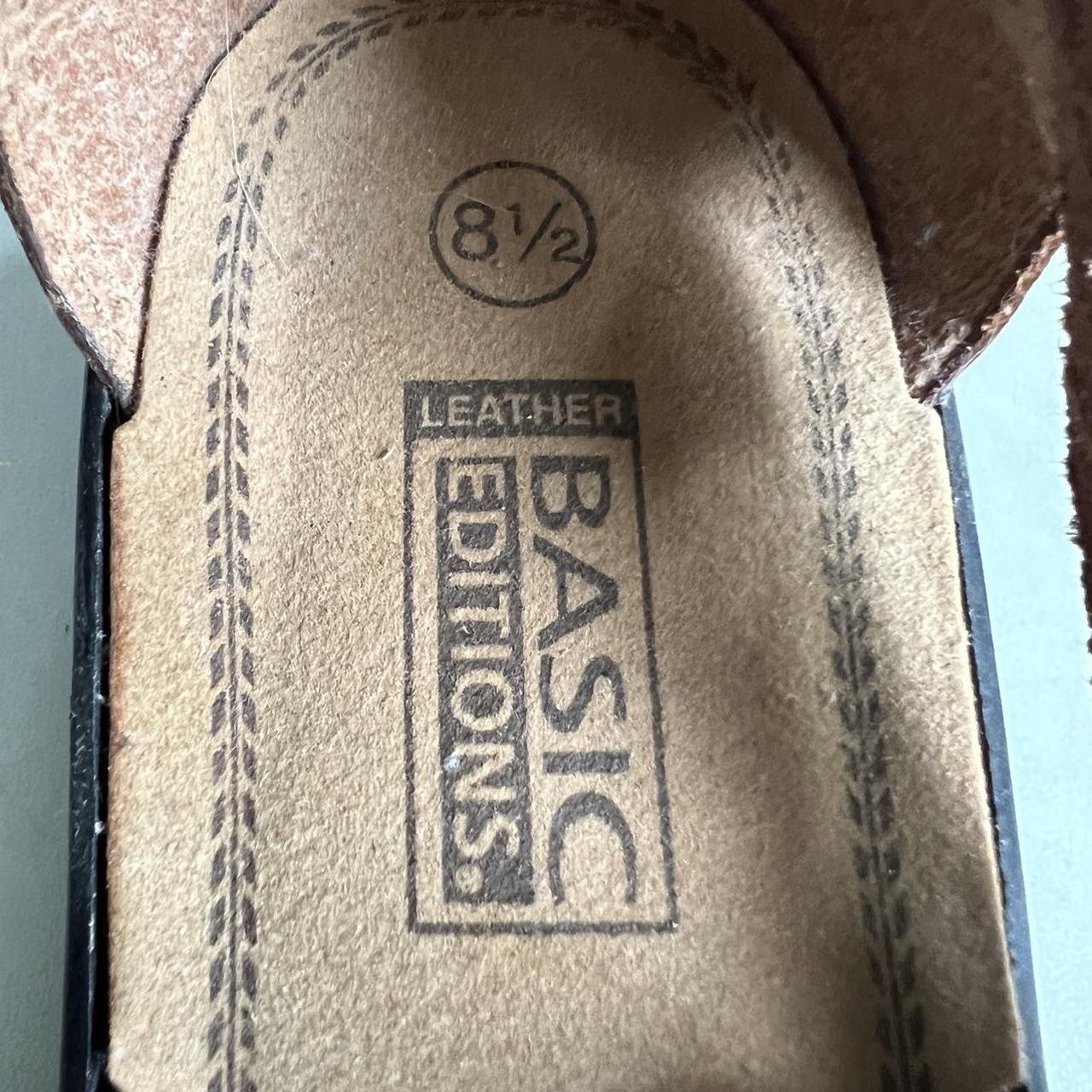 Basic Editions Leather Loafer Brand: Basic Editions... - Depop