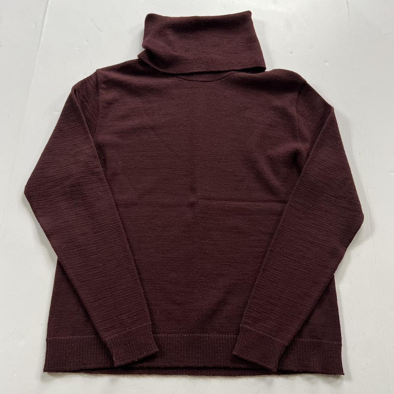 Pendleton Women's Purple and Burgundy Jumper | Depop