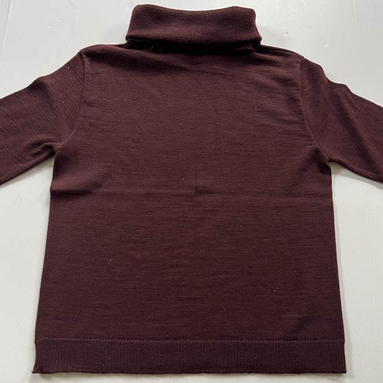 Pendleton Women's Purple and Burgundy Jumper | Depop