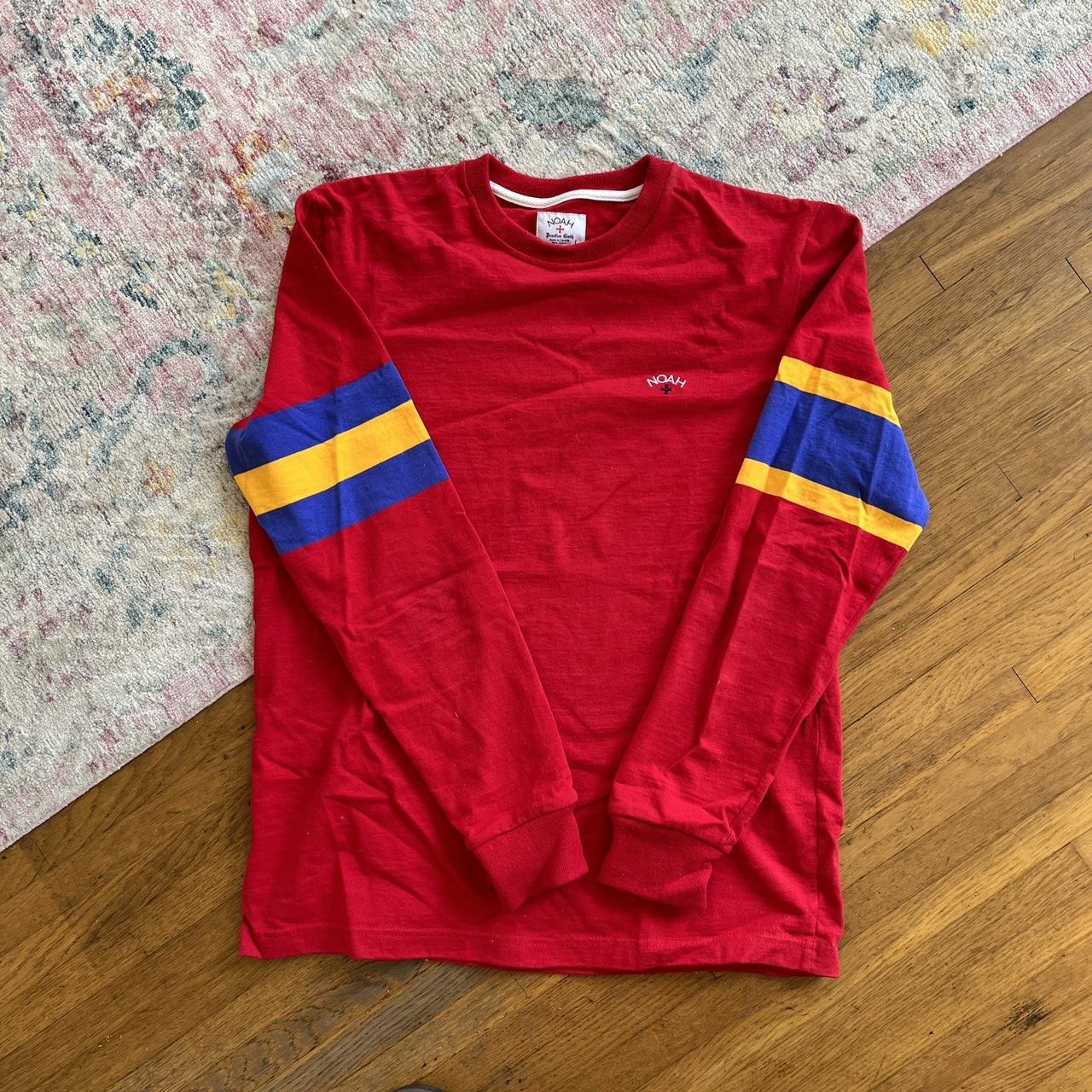 Noah Men's Red and Blue Polo-shirts | Depop