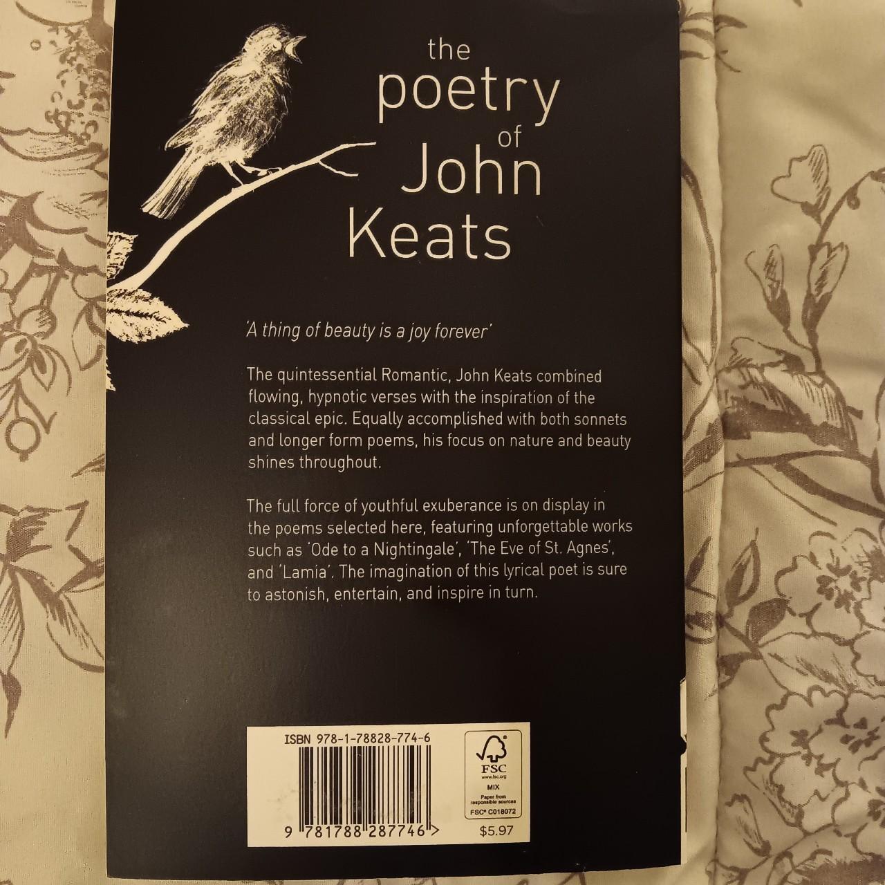 The poetry of John Keats #poetry - Depop