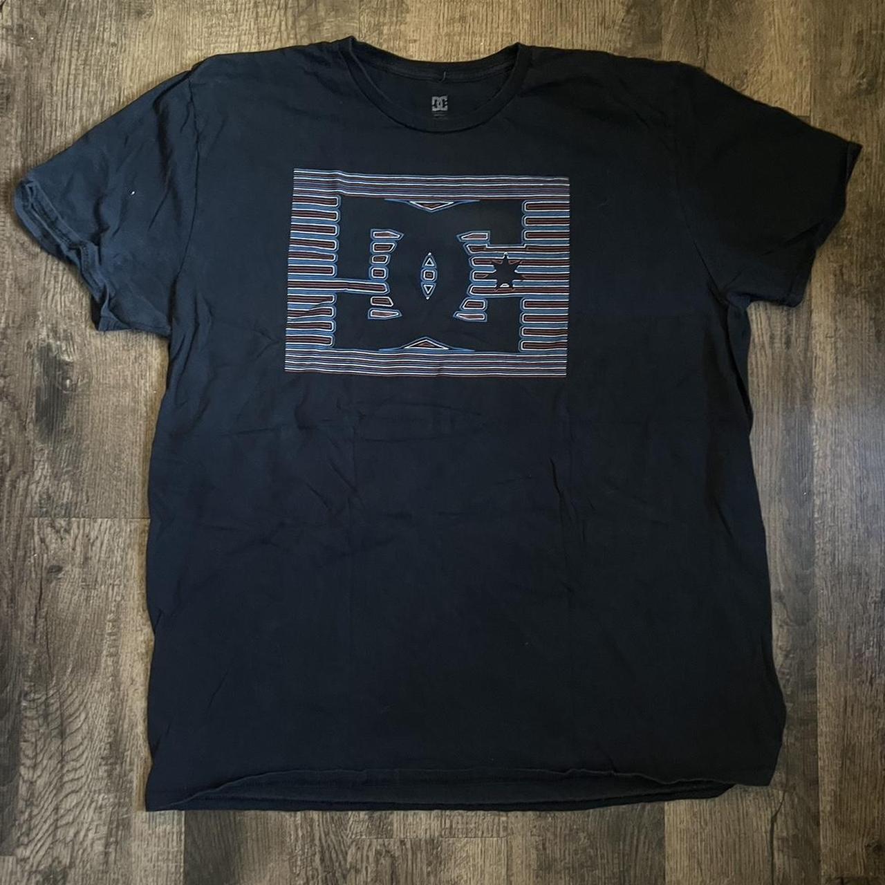 Super Clean graphic 2000’s DC skater shirt... | Depop