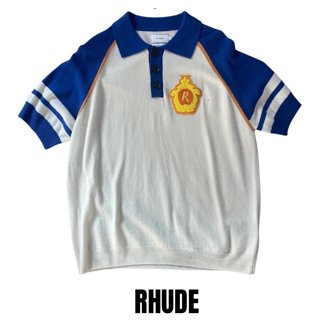 Rhude Classic Polo - Depop