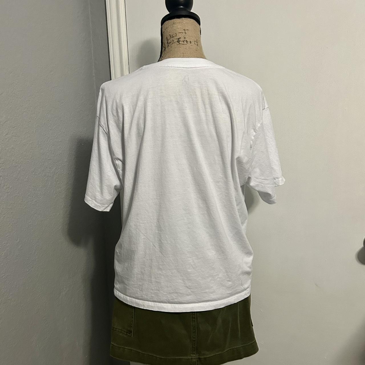 Oversized Austin Texas Longhorn Embroidered Crop Top... - Depop