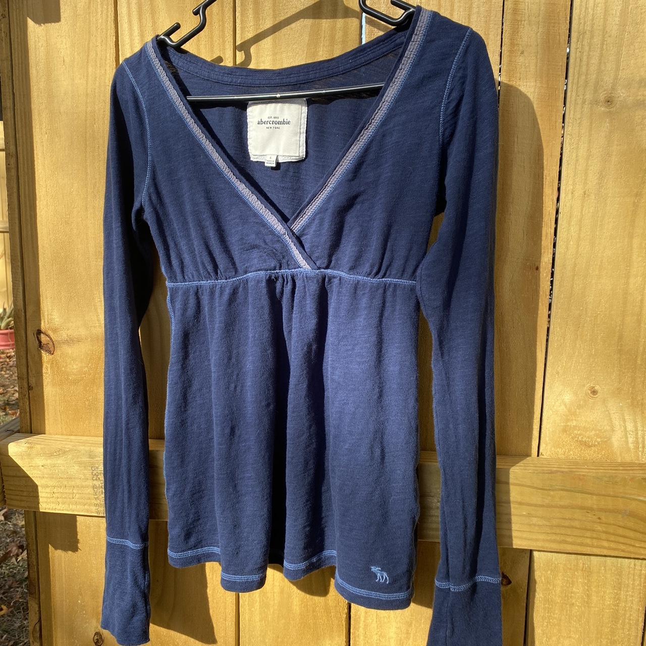 flattering vintage Abercrombie & Fitch babydoll top... - Depop