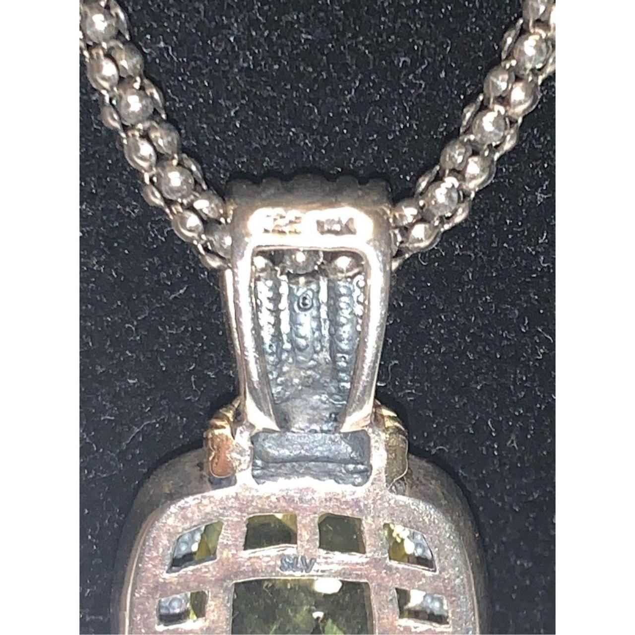 SIGNED SLV SADYE L VASSIL 14K GOLD STERLING SILVER... - Depop