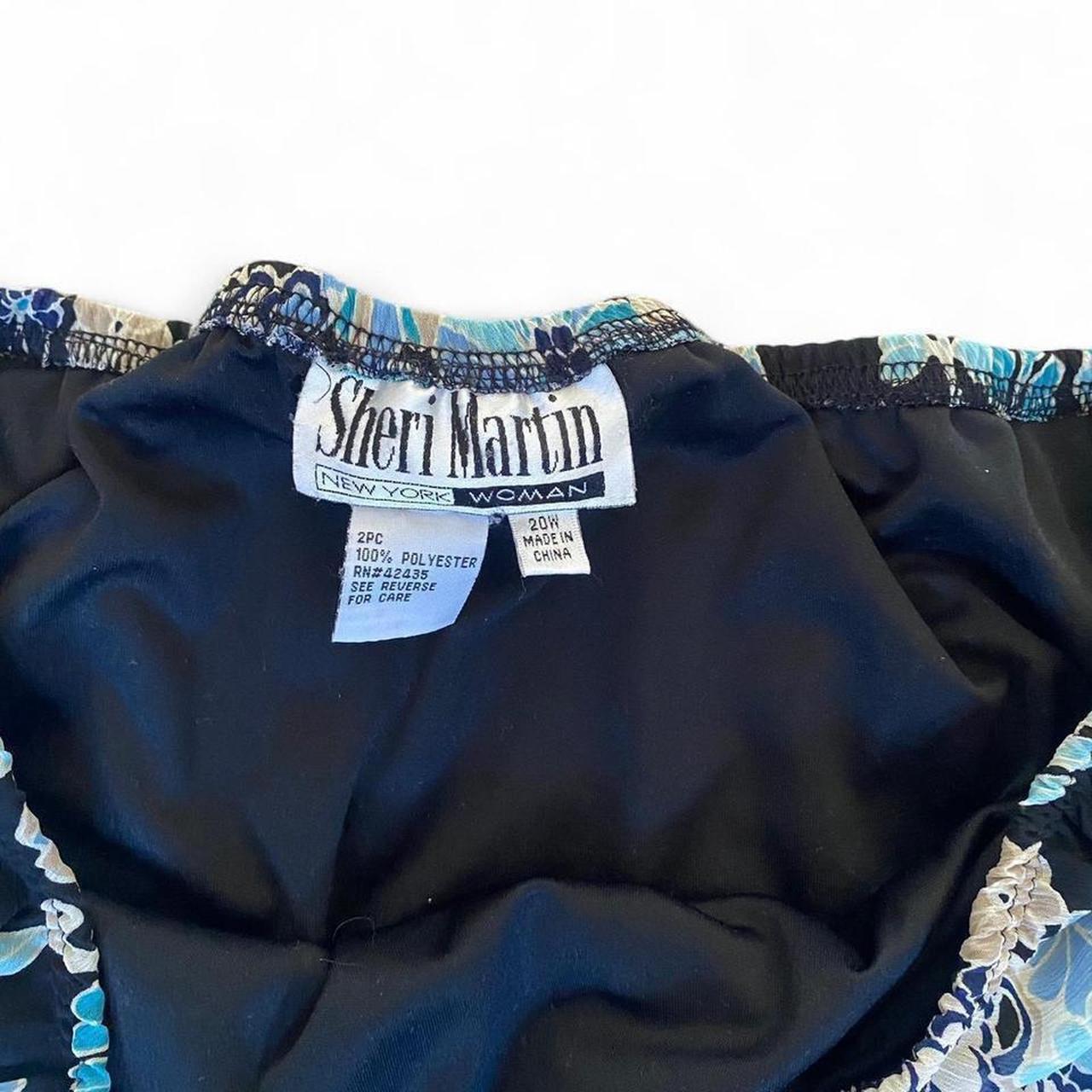 blue/black floral fairy maxi skirt 100%... | Depop