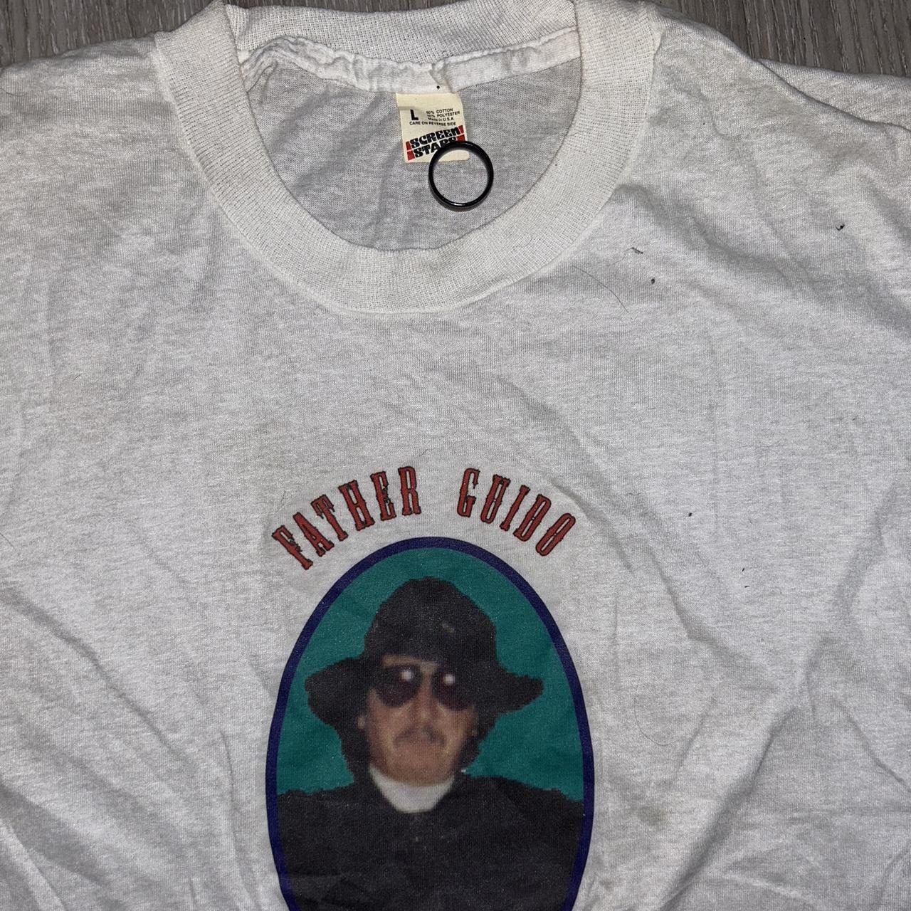 80s 90s Father Guido Sarducci Comedy Shirt Very Thin... - Depop