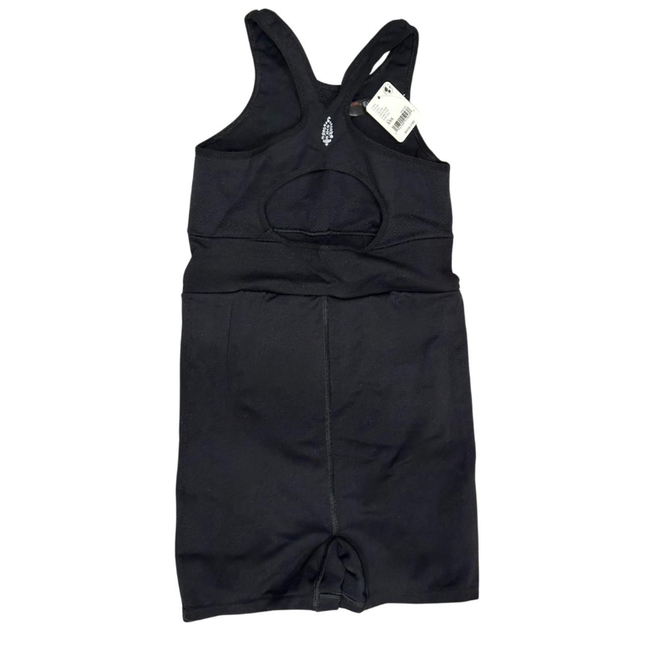 Free People Black Every Single Time Runsie Romper... | Depop