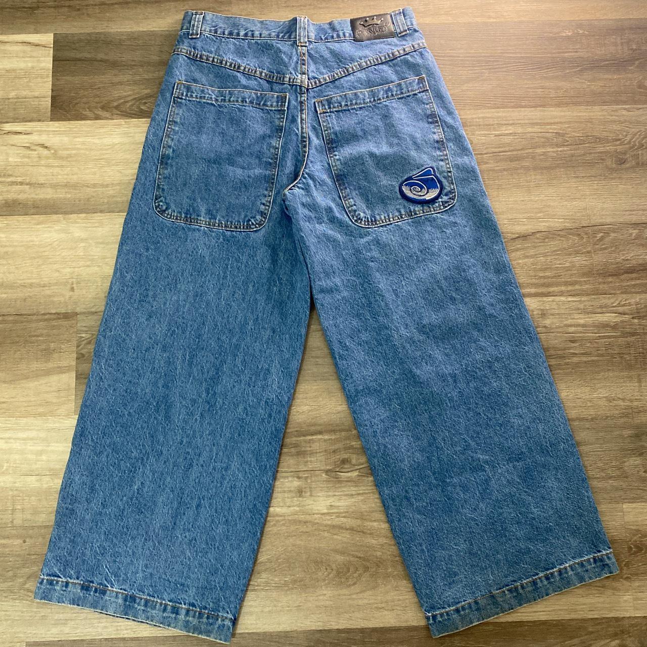 Jnco Jeans Twin Cannon Tribal Vintage Y2k Baggy... - Depop