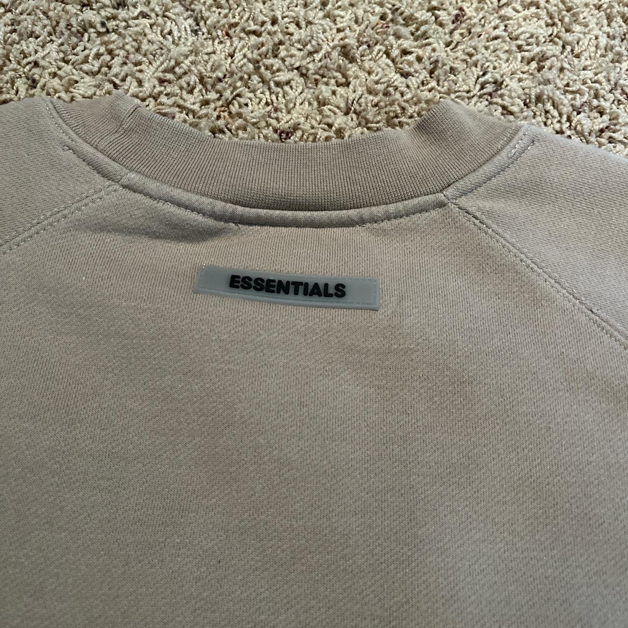 Essentials Men's Tan Jumper | Depop