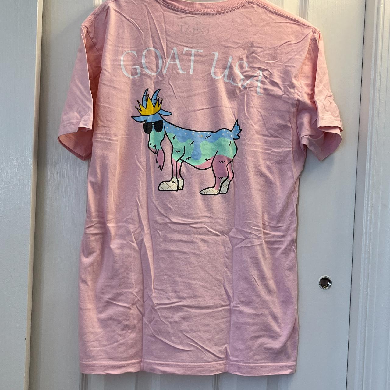 Goat USA blue and pink t-shirts originally $25 each... - Depop
