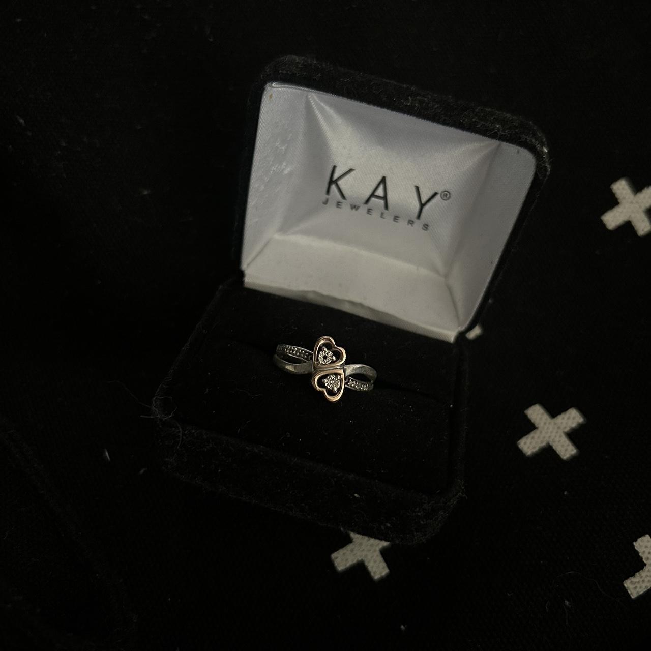 heart promise ring size: 7 women’s - Depop