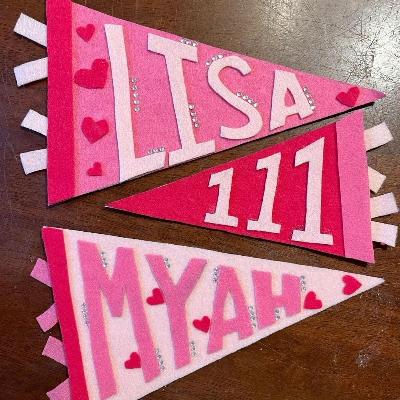 Customizablefelt pennant banner with name #pennant... - Depop