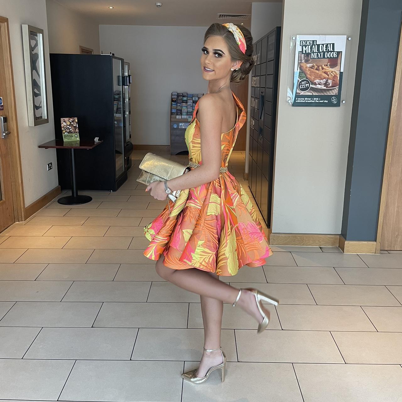 One of a kind Mark melia dress and headband Size 6-8... - Depop