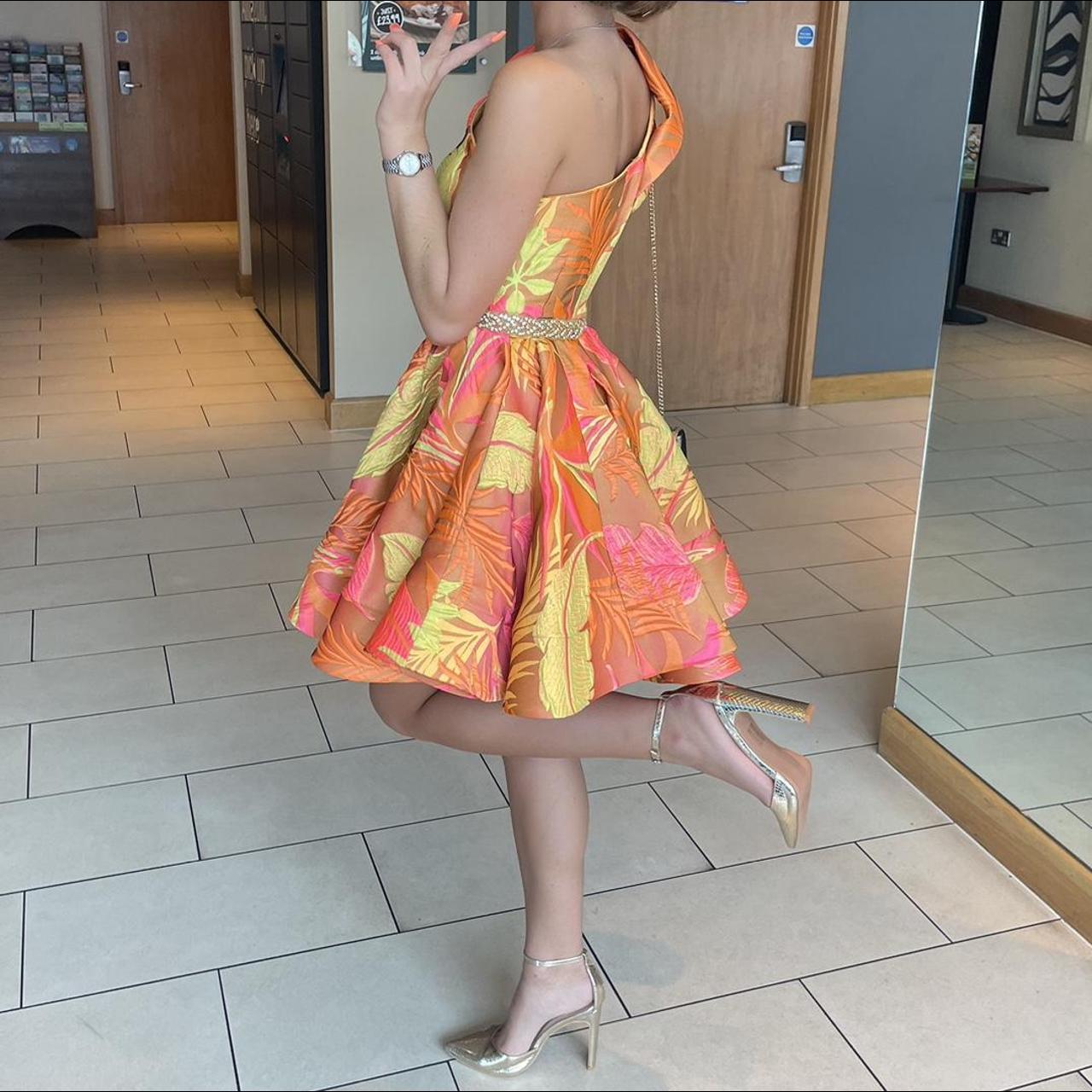 One of a kind Mark melia dress and headband Size 6-8... - Depop