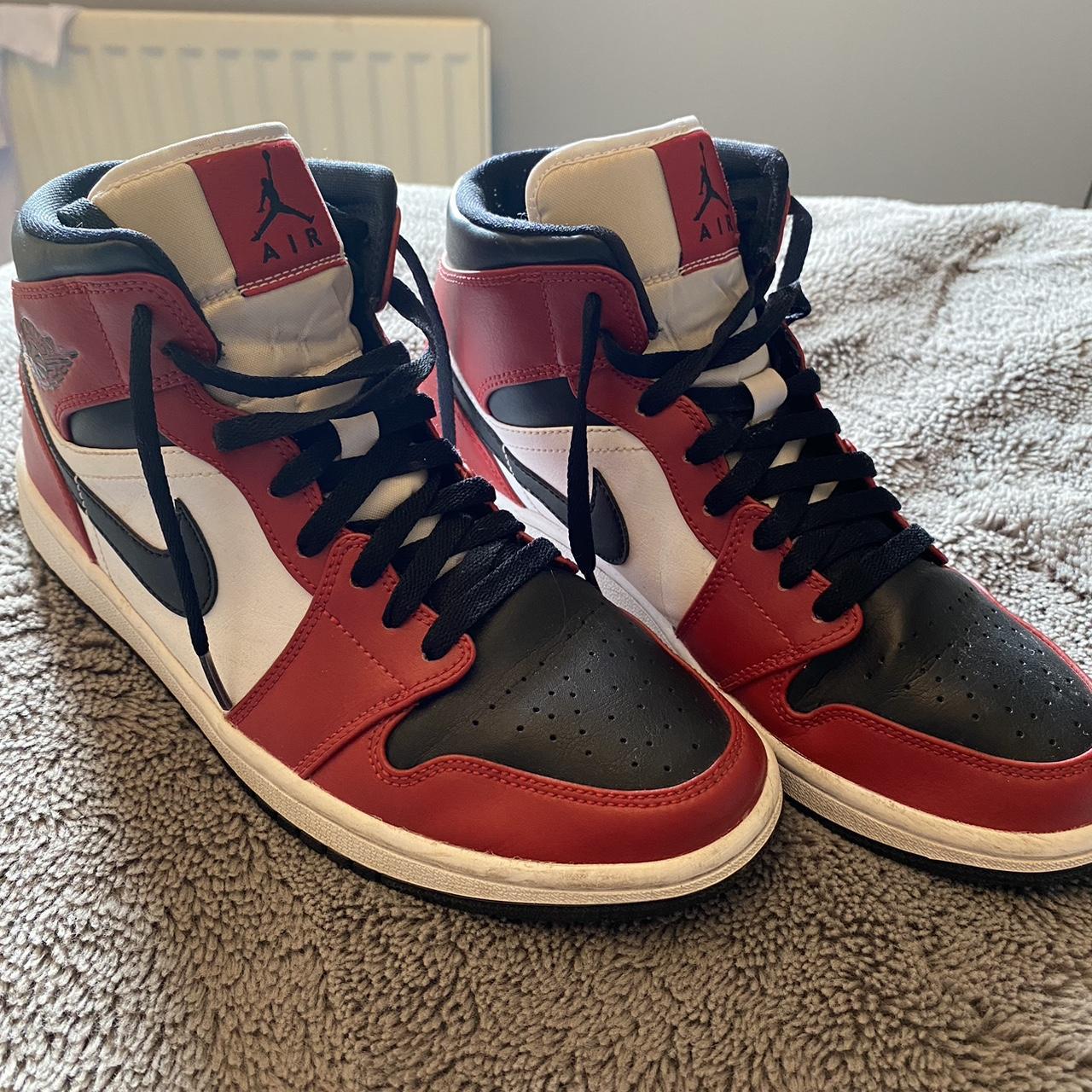 retro chicargo mid jordan 1 ️an amazing pair of... - Depop