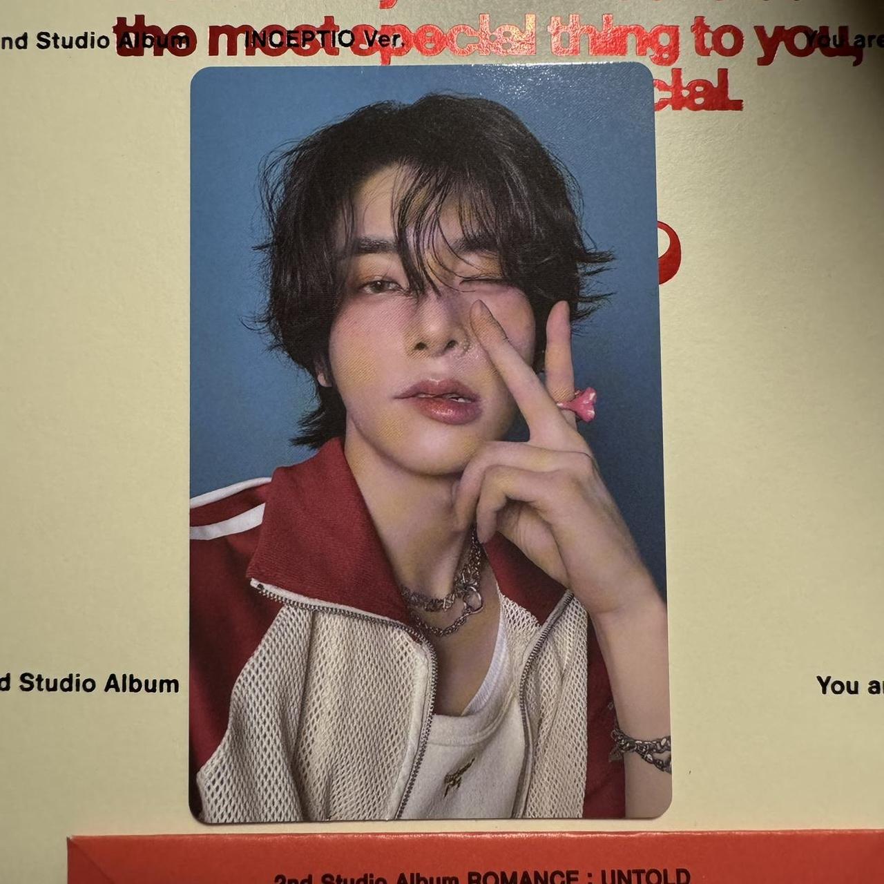 Enhypen Jake Photocard - Inceptio Ver. (Yellow... - Depop