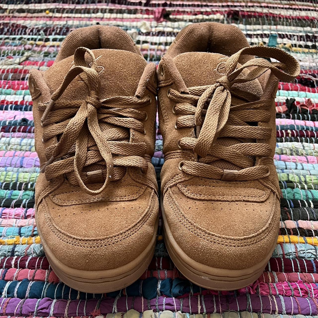 eS accel og chunky brown skate shoes ! size 10 men’s... - Depop