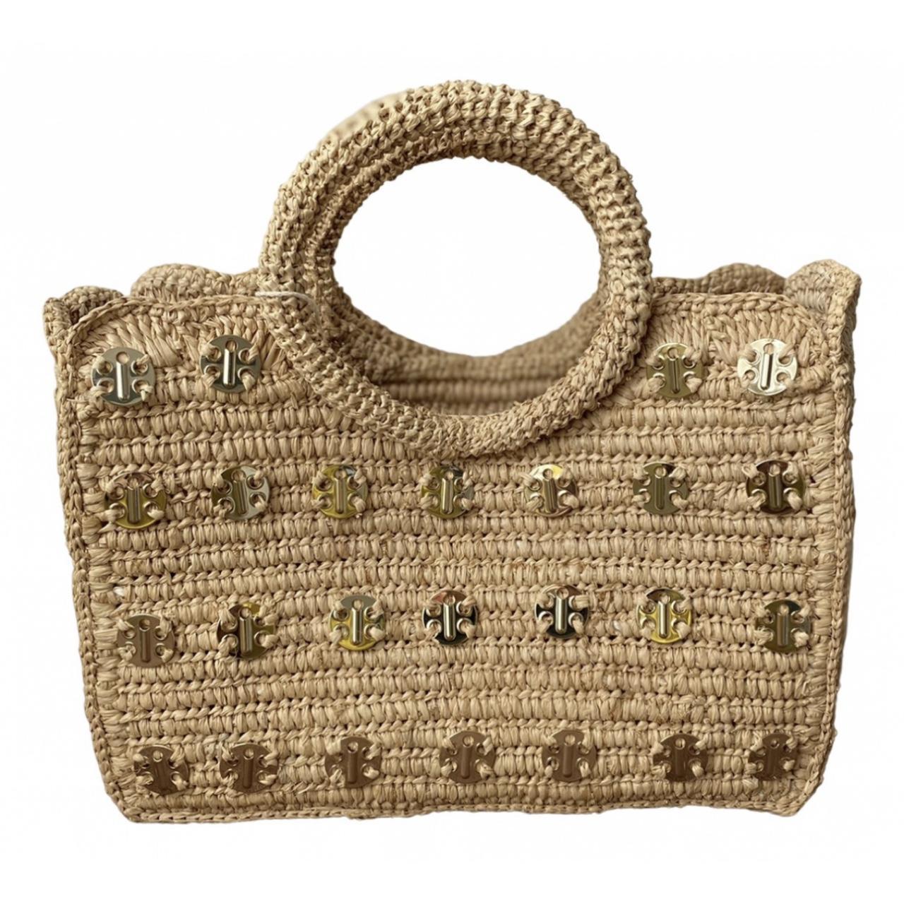 Sublime Paco Rabanne handbag in woven raffia... - Depop