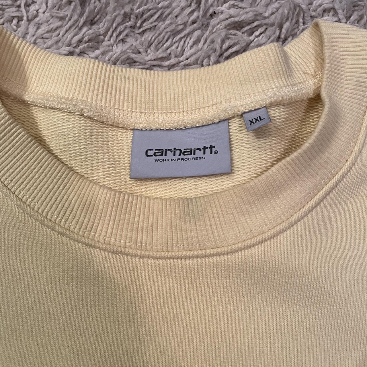Carhartt WIP work in progress pocket sweatshirt... - Depop