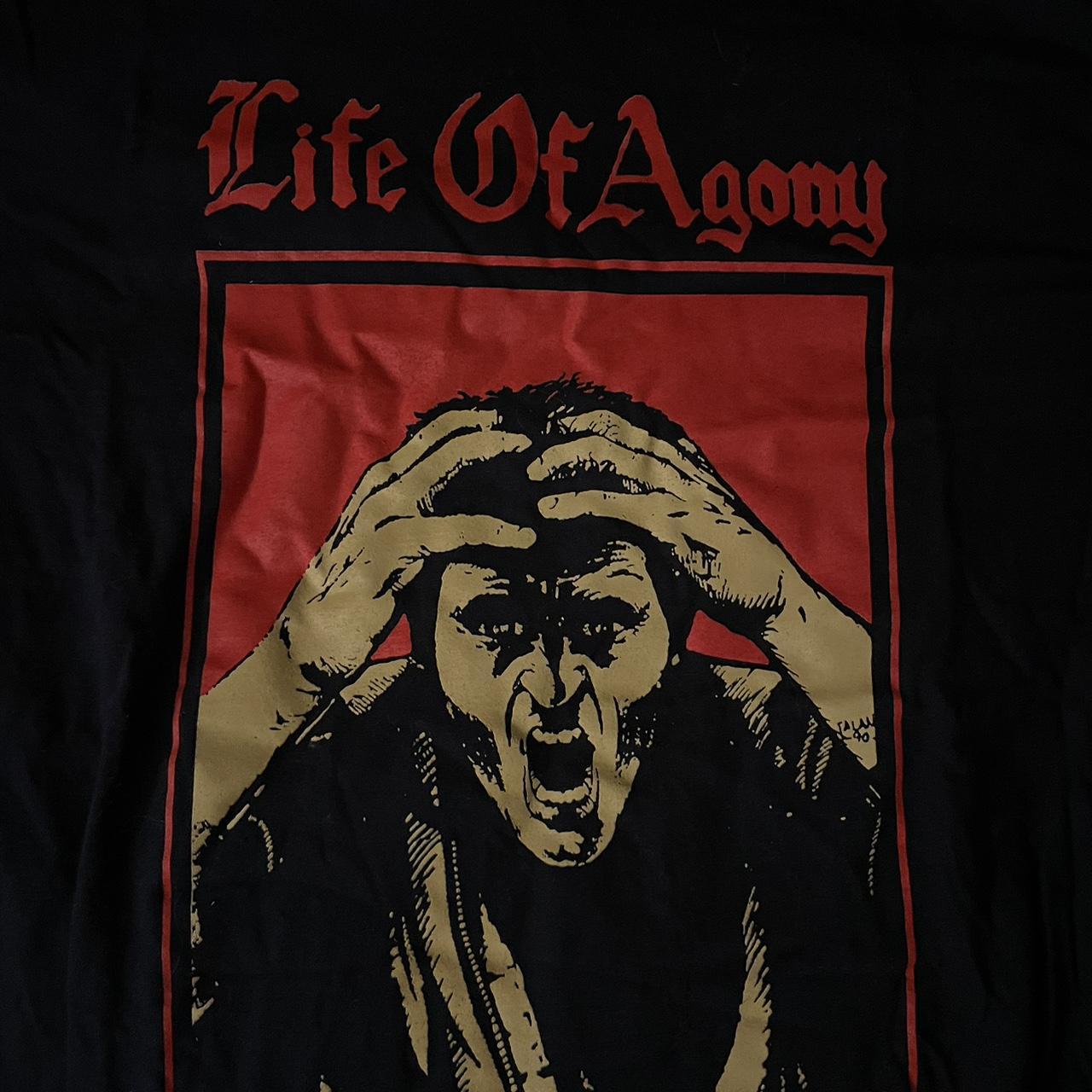 Life of Agony demo artwork boot XL on Comfort Colors... - Depop