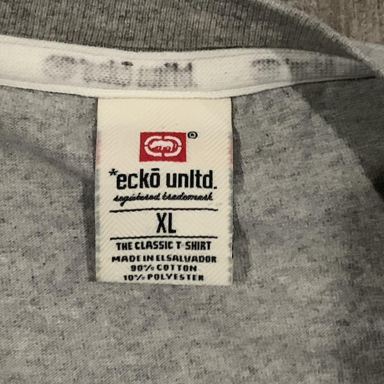Grey Ecko Unltd T -Size XL -Condition 8/10 (light... - Depop